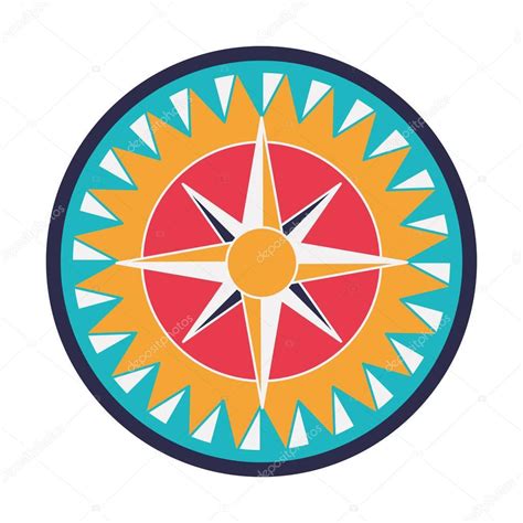 Compass Rose Design Stock Vector Image By ©grgroupstock 128985370