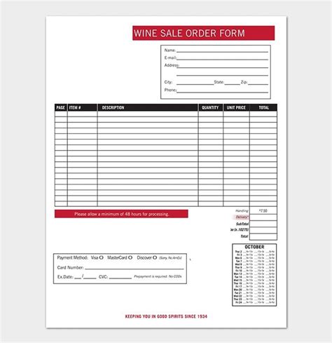 Sales Order Template Word Invoice Automated For Word