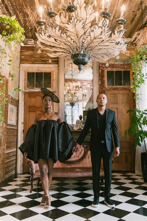 Black Couple Engagement Photo Shoot Power Couple Engagement Photos
