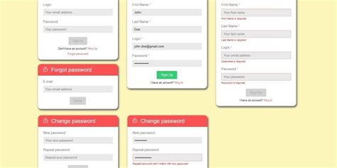 Angular Login Forms Module Flat Design By Marianturchyn Codester
