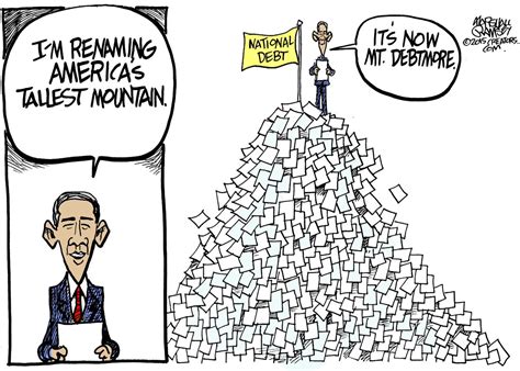 Obama Cartoon U S Denali National Debt The Week