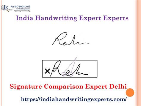 PPT - Signature Comparison Expert Delhi– India Handwriting Expert PowerPoint Presentation - ID ...