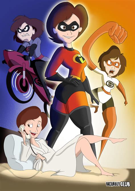 Elastigirl Too Flexible To Be Human By Breakoutforever On Deviantart