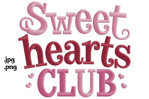 Sweethearts Club Graphic By Joanna Redesiuk · Creative Fabrica