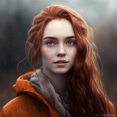 Premium Ai Image Portrait Of A Girl