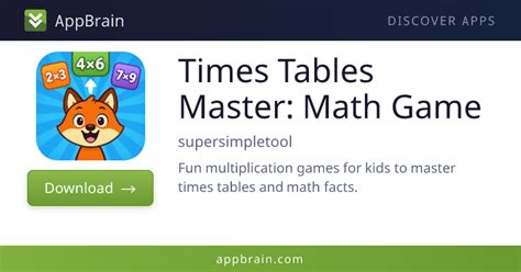 Times Tables Master Math Game Free Apk Download For Android
