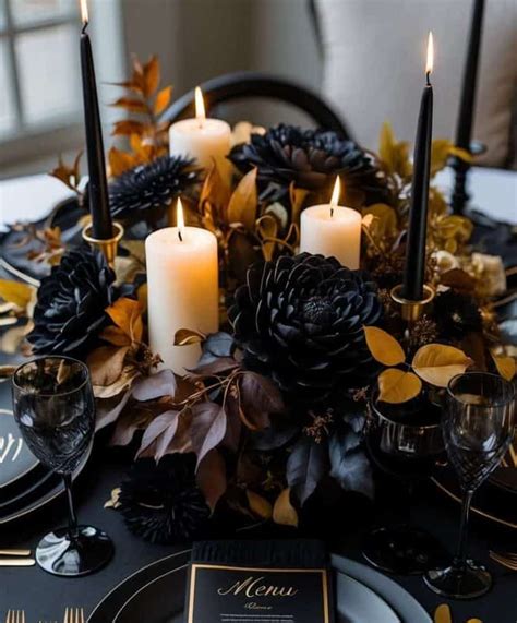 29 Black Tablescape Ideas For Stunning Elegant Events