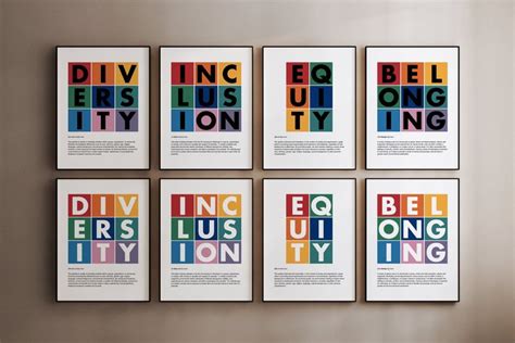 Diversity Poster Diversity Equity And Inclusion Poster Diversity Art
