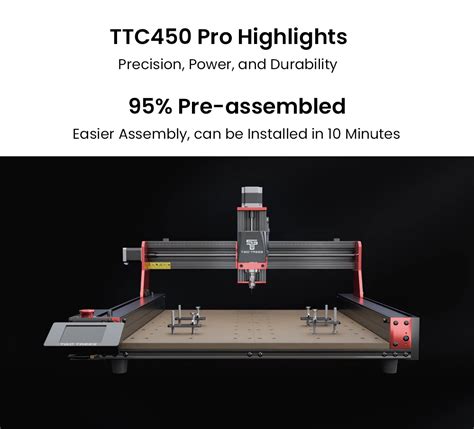 Two Trees Ttc450 Pro Cnc Router Machine Europe
