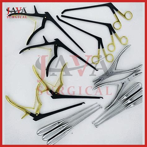 Codman Kerrison Rongeurs Bone Curettes 15pcs Set Orthopedics