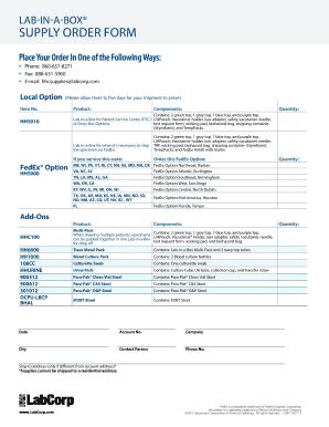 Labcorp Test Request Form