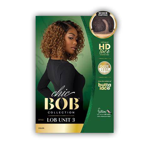 Sensationnel Butta Chic Bob Lace Front Wig Lob Unit 3