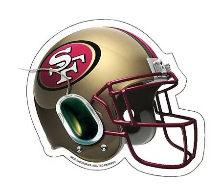 Nfl San Francisco 49ers Football Helmet Mouse Pad