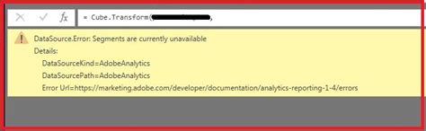 Solved Adobe Analytics Segments Not Available In Power Bi Microsoft Fabric Community
