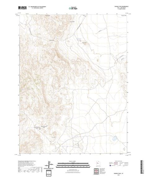 Us Topo 7 5 Minute Map For Dugway Pass Ut American Map Store