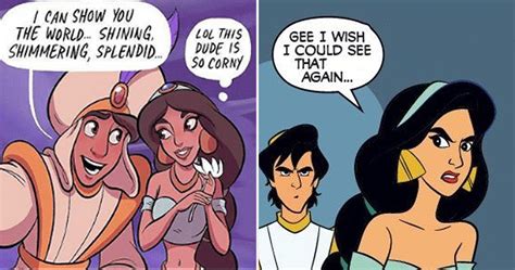 Disney Hilarious Aladdin Character Comics That Are Extra Sweet