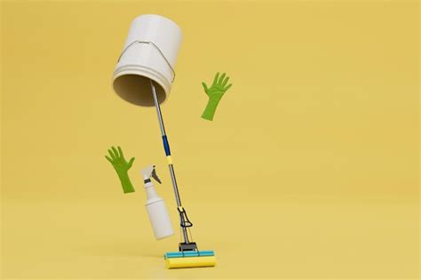 Premium Photo Cleaning Company Concept Equipment For Floor Cleaning And Dust Removal Copy