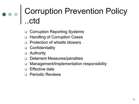 Corruption Prevention Strategies Eaccppt