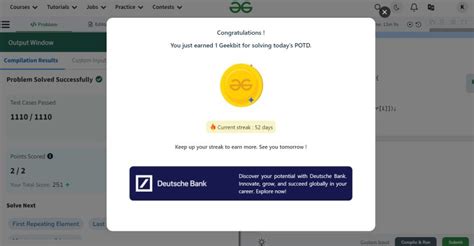 Satya Prakash Kadarla On Linkedin Dsa Array Geeksforgeeks Potd