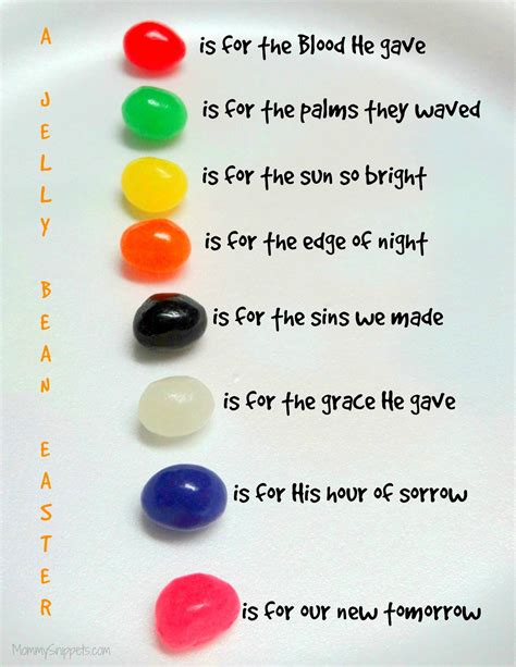 Jelly Bean Gospel Printable Printable Sight Words List