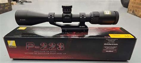 Nikon P 223 Ar 3 9x40 Rifle Scope Kramer Auction Llc