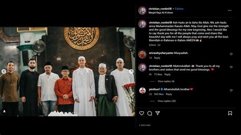 Sosok Christian Rontini Pesepakbola Italia Filipina Baru Saja Mualaf Diduga Pacar Amanda