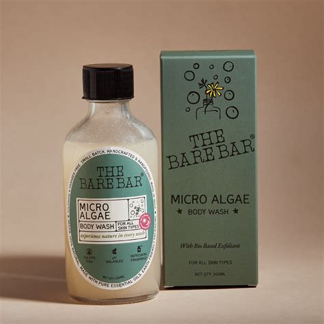 Buy Micro Algae Body Wash Online The Bare Bar The Bare Bar