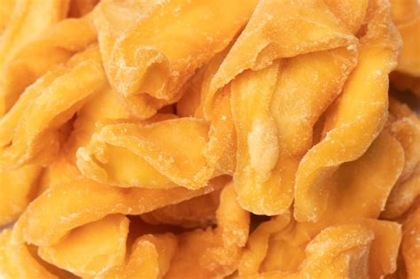 Premium Photo Dried Melon Slices Isolated On A White Background