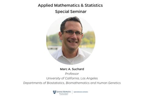 Ams Special Seminar Professor Marc A Suchard Department Of Applied Mathematics And Statistics