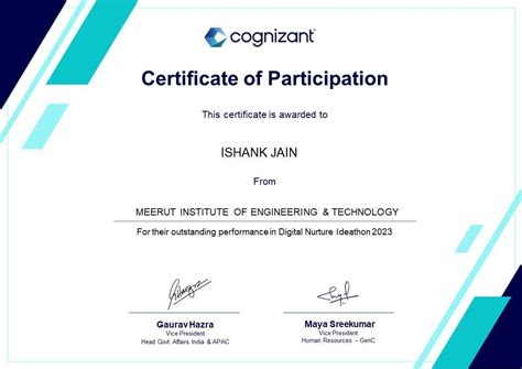Ishank Jain On Linkedin Exciting News To Share I Recently Participated In The Cognizant Hackathon…