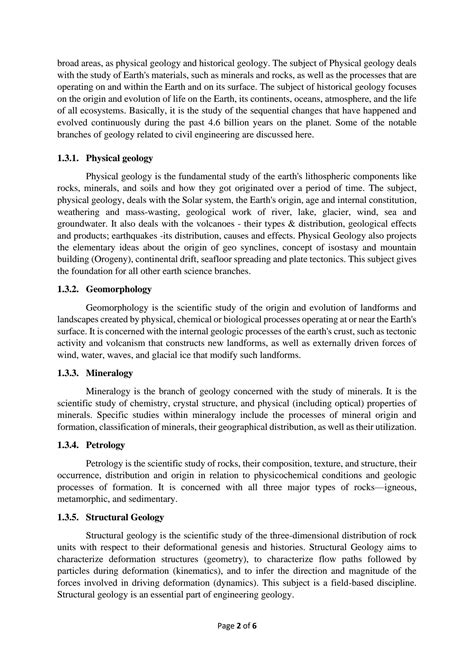 Solution Chapter 1 Introduction To Geology And Earth 2023 Session