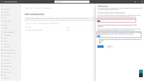 Microsoft 365 Defender Safe Links And Safe Attachments Cloudcoffeech