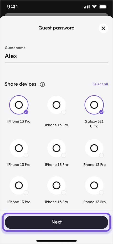 Create A New Password For A Guest