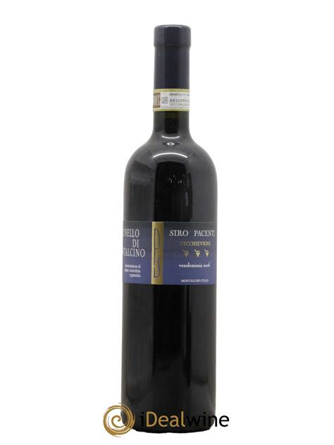 Acheter Brunello Di Montalcino Docg Vecchie Vigne Siro Pacenti 2016