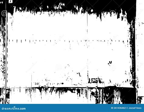 Grunge Border Vector Texture Background Abstract Frame Overlay Stock