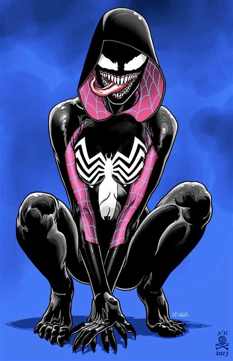 Spider Gwenom Spider Gwen Venom Venom Girl Spider Gwen