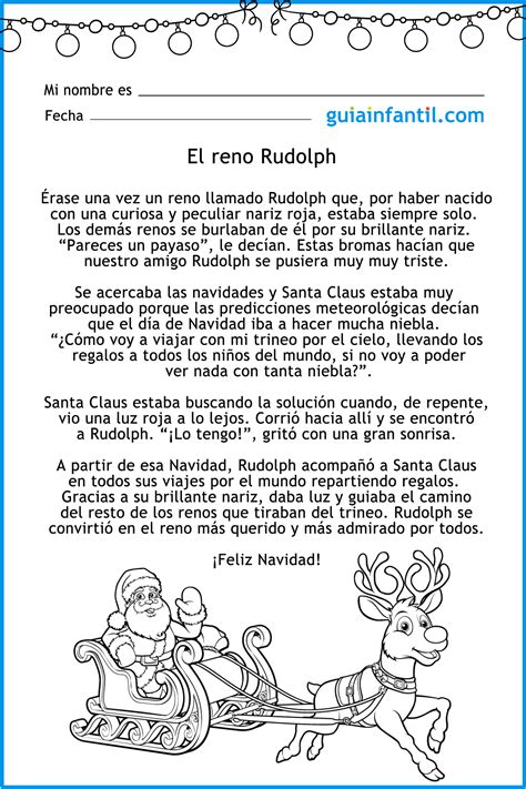 Cuento De Navidad Clásico Para Niños Sobre El Reno Rudolph