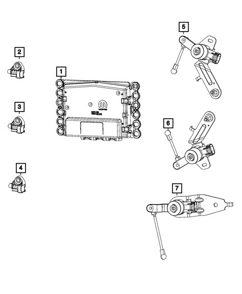 2024 2026 Dodge Charger Daytona Acceleration Sensor Rear 05036047ab