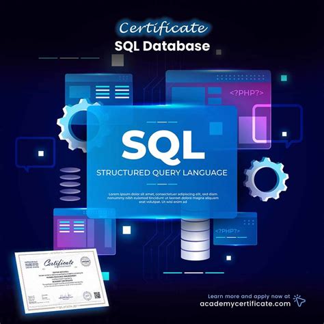 Sql Database Certificate Academy Certificate