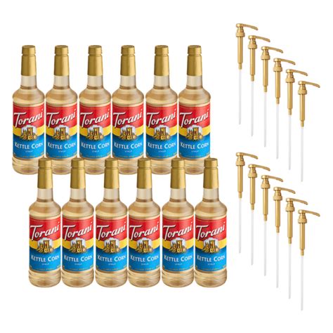 Torani Kettle Corn Flavoring Syrup Plastic 750 Ml Bonus Squeeze Pump Walmart Ca