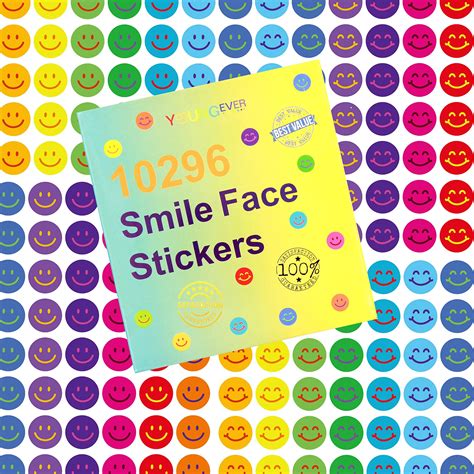Superstickers Solutions Smiley Face Stickers Pack Of 180 Dbs195