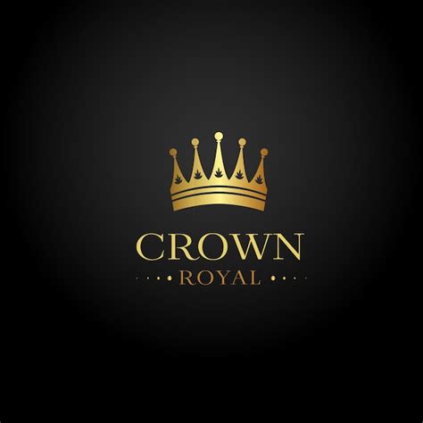 Gold Crown Logo Crown Vector Design Bundles