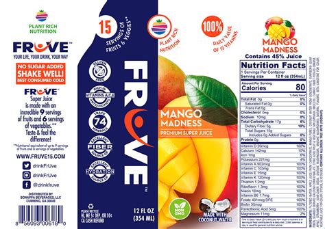 ️ Super Juice Mango Madness Low Sugar Black Tea