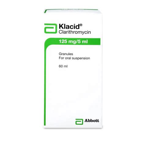 Klacid 125 Mg Suspension 60 Ml