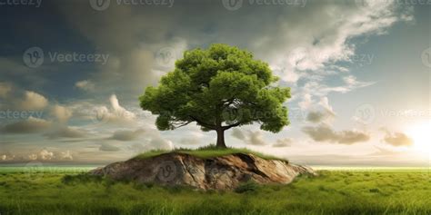 Big Tree Growth Background World Environment Day Concept 23378118