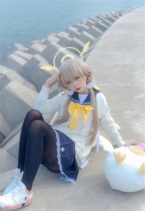 《蔚蓝档案》阿慈谷日富美cosplay 次元岛