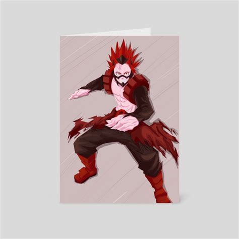 Kirishima Eijirou A Card Pack By Rima Arte Inprnt