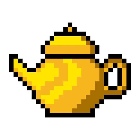 Teapot In Pixel Art Style 50124458 Vector Art At Vecteezy