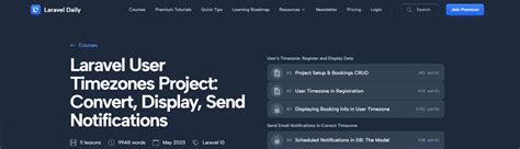 laravel daily — laravel user timezones project convert display send