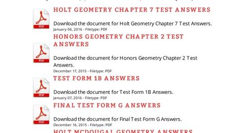 Geometry Chapter 8 Test Form ≡ Fill Out Printable Pdf Forms Online